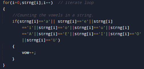 C Program To Count Vowels In String W3schools Tutorialspoint W3adda