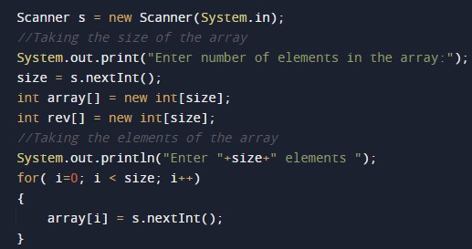Java Program To Print Elements Of An Array In Reverse Order W3schools Tutorialspoint W3adda