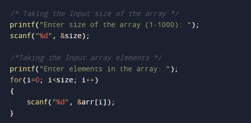 C Program To Find Second Largest Number In An Array W3schools Tutorialspoint W3adda